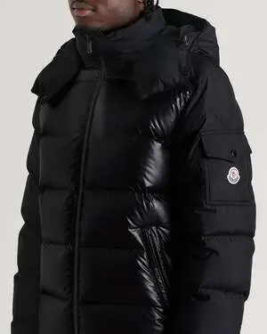 Moncler Maya Mixed Materials Padded Jacket