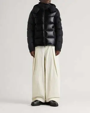 Moncler Maya Mixed Materials Padded Jacket