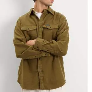 DUBBLEWARE Notched Pocket Flannel Shirt