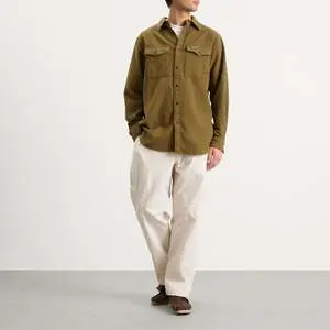 DUBBLEWARE Notched Pocket Flannel Shirt