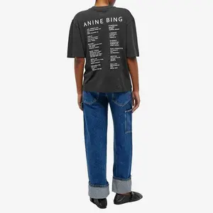 ANINE BING Avi T-shirt With Smiley Logo