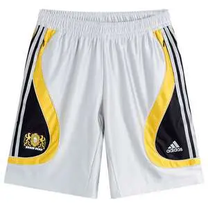 Adidas X Brain Dead Football Shorts - Silver Metallic