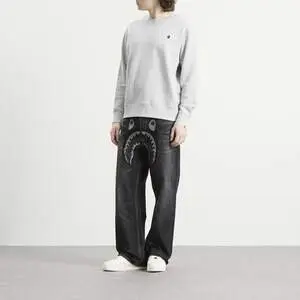 A BATHING APE One Point Crew Neck Sweatshirt