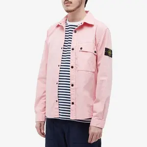 Stone Island Supima Cotton Twill Stretch-tc Button Overshirt