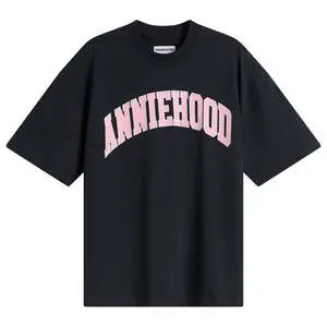 ANNIE HOOD College Arch T-shirt - Navy