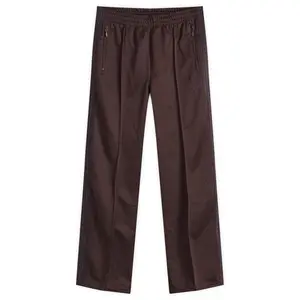 Needles Poly Smooth Track Pant - Dark Brown
