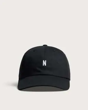 Norse Projects Twill Sports Cap - Black
