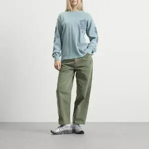 YESEYESEE Y.e.s Stamp Waffle Long Sleeve