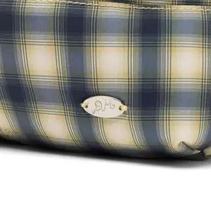 DAMSON MADDER Roo Check Tie Bag | 100% Polyester | End Clothing