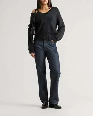 Auralee Hard Twist Denim Pants