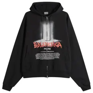 Balenciaga Oversized Zip-up Hoodie