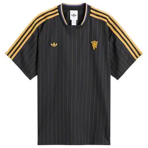 Adidas Manchester United Icon Jersey Top - Utility Black