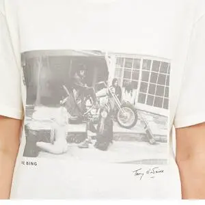 ANINE BING Lili T-shirtwith Rolling Stones Print