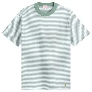 Armor Lux Fine Stripe T-shirt - Ivy/blanc