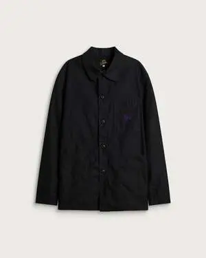 Needles Reversed Sateen Coverall Jacket - Black