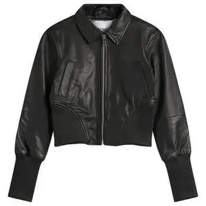 DEADWOOD Angel Recycled Leather Jacket - Black