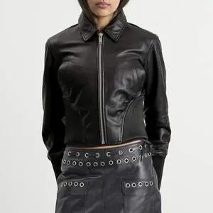 DEADWOOD Angel Recycled Leather Jacket