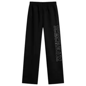 ICECREAM Crystal Straight Leg Sweatpants - Black