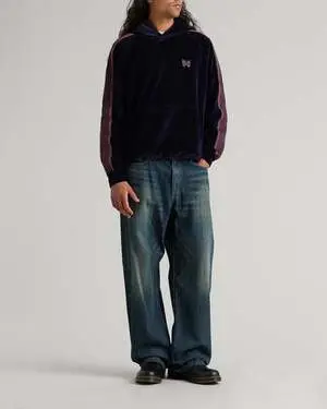 Needles Velour Track Hoodie