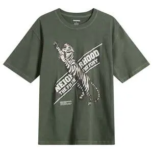 NEIGHBORHOOD Ss-17 Tiger T-shirt - Green