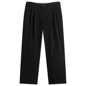 BUTTER GOODS Pleated Trousers - Washed Black
