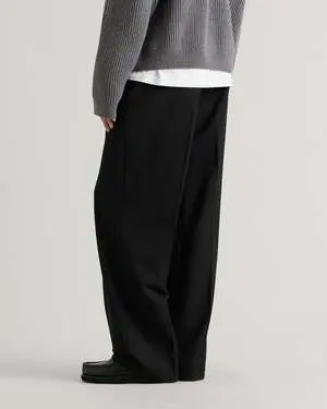 WAX LONDON Piper Wool Blend Pleated Trousers