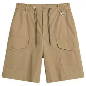 Moncler Drawstring Cargo Shorts - Tan