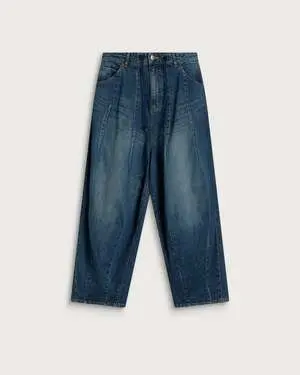 Needles H.d. 12oz Denim Wide Pant - Indigo