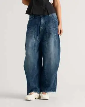 Needles H.d. 12oz Denim Wide Pant