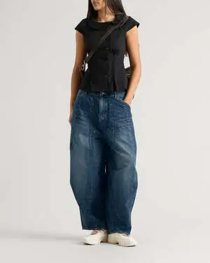 Needles H.d. 12oz Denim Wide Pant