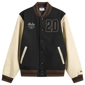 New Era Varsity Jacket - Black