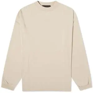Fear Of God Essentials Long Sleeve T-shirt - Silver Cloud