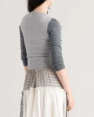 PEACHY DEN Colourblock Cardigan
