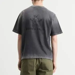 BRAM'S FRUIT Distressed Big Lemon Outline T-shirt