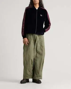 Needles Velour Rib Collar Track Jacket