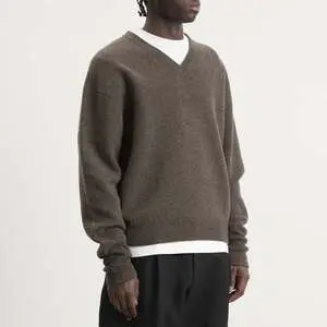 Studio Nicholson Loch Cashmere Wool V Neck Jumper