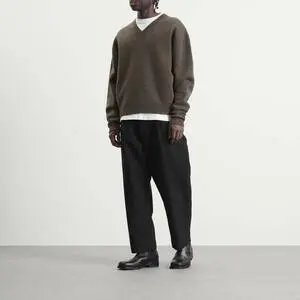 Studio Nicholson Loch Cashmere Wool V Neck Jumper