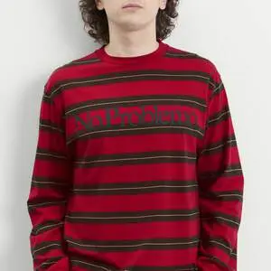 NO PROBLEMO Striped Ls T-shirt