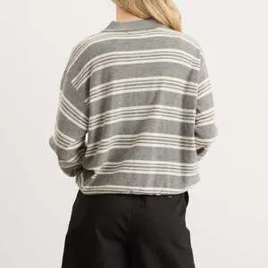 NOTHING WRITTEN Kevin Stripe Pullover