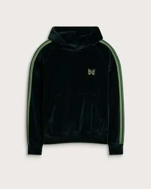 Needles Velour Track Hoodie - Green