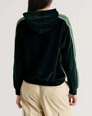 Needles Velour Track Hoodie - Green
