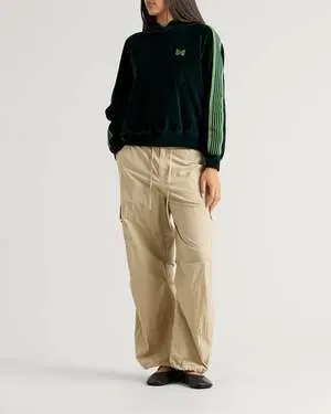 Needles Velour Track Hoodie - Green