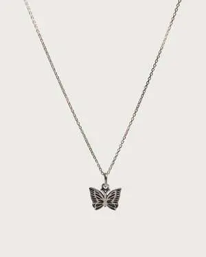 Needles 925 Silver Pendant Necklace - Papilion