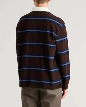 WAX LONDON Rowhill Mirror Stripe Rugby Shirt