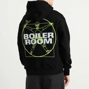 PLEASURES X Boiler Room Workman Hoodie