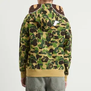 A BATHING APE Abc Camo 2nd Ape Zip Hoodie