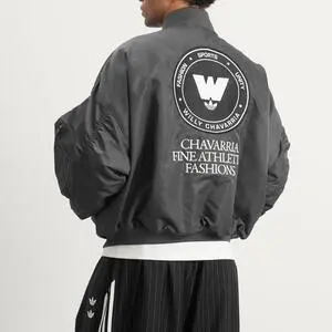 Adidas X Willy Chavarria Satin Bomber Jacket