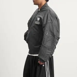 Adidas X Willy Chavarria Satin Bomber Jacket
