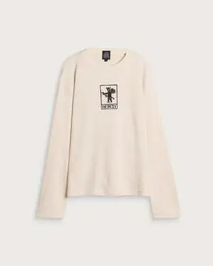HERESY Rogue Long Sleeve Waffle T-shirt - Ecru