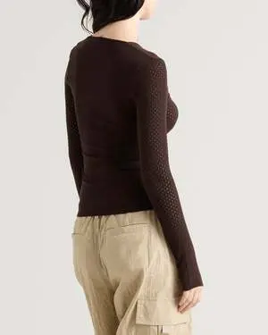 PEACHY DEN Thermal Knit